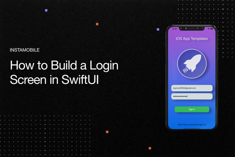 How to Build a Login Screen in SwiftUI | Swift App Templates & Themes