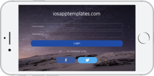 Free iPhone Login Screen Template in Swift 4 - iOS App Templates