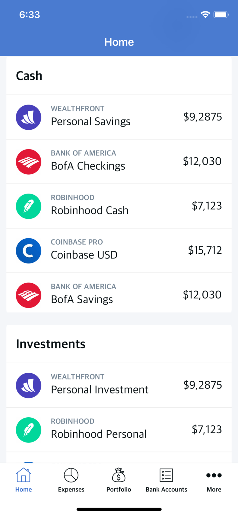 Personal Finance App Template for iOS in Swift - Download