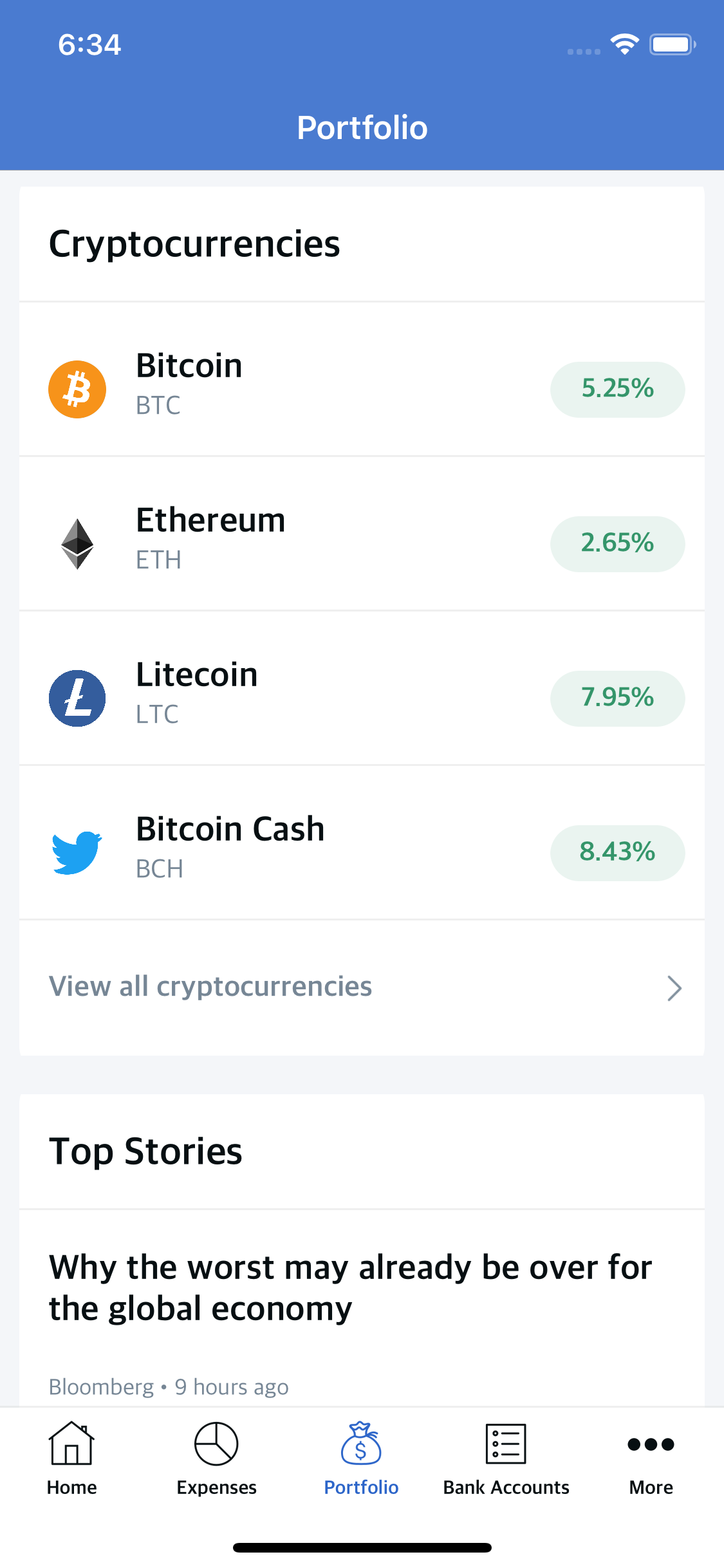 Personal Finance App Template for iOS in Swift - Download