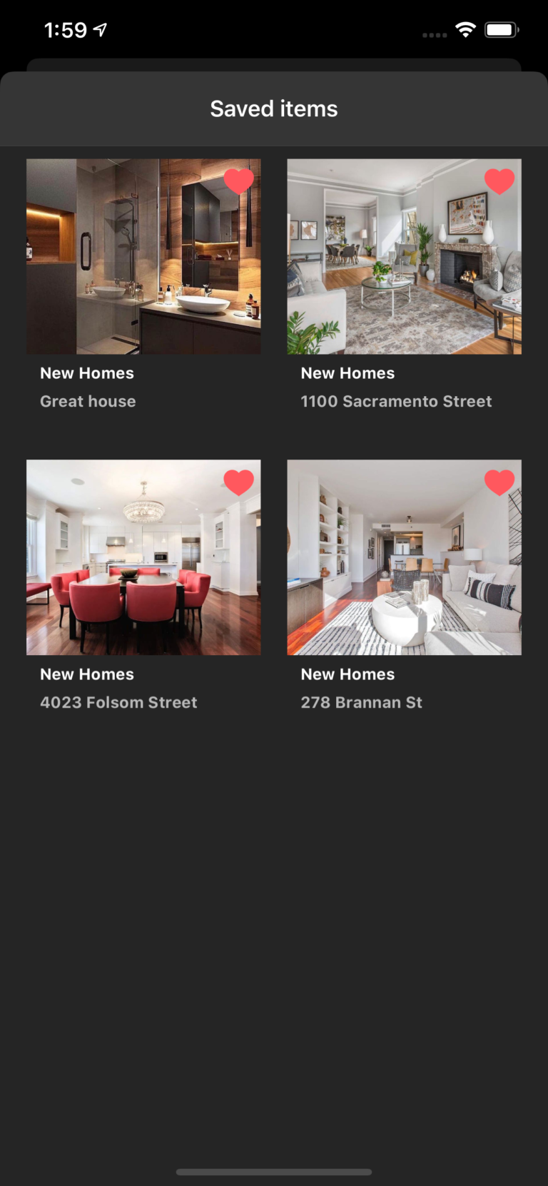 Real Estate iPhone App Template | Download iOS source code