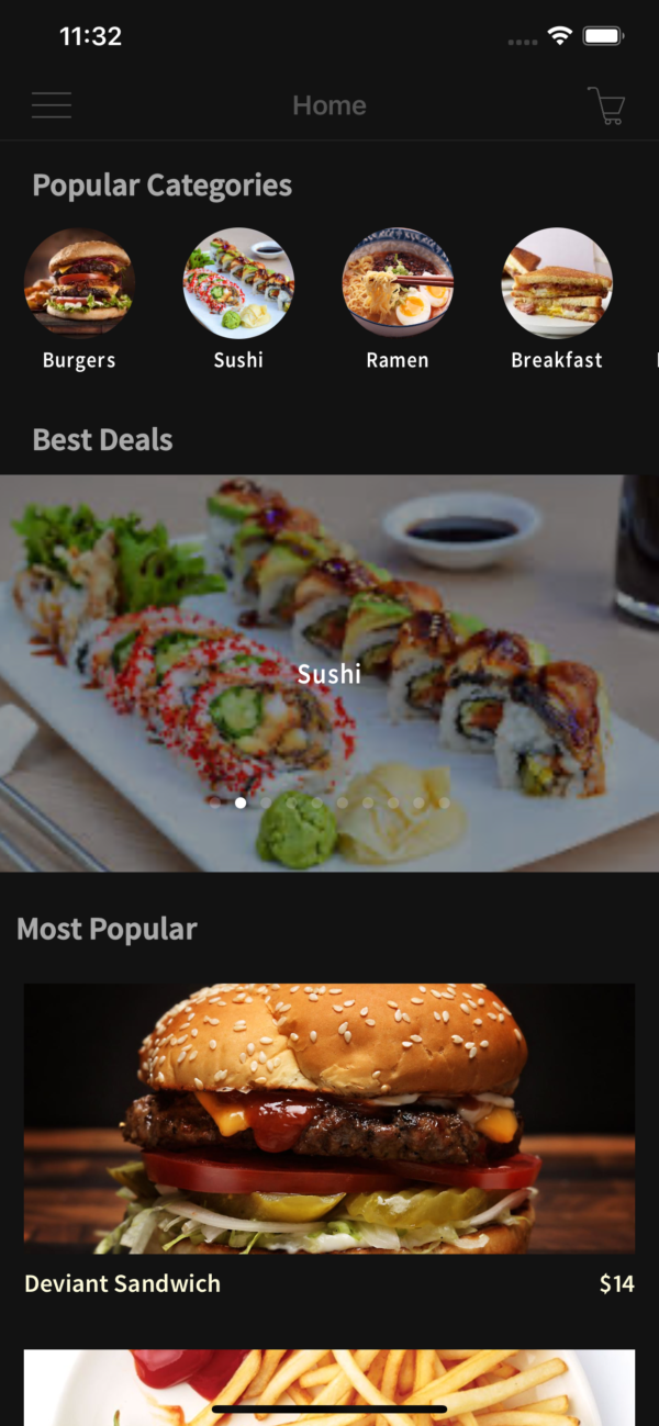 Restaurant iOS App Template with Food Delivery | Download