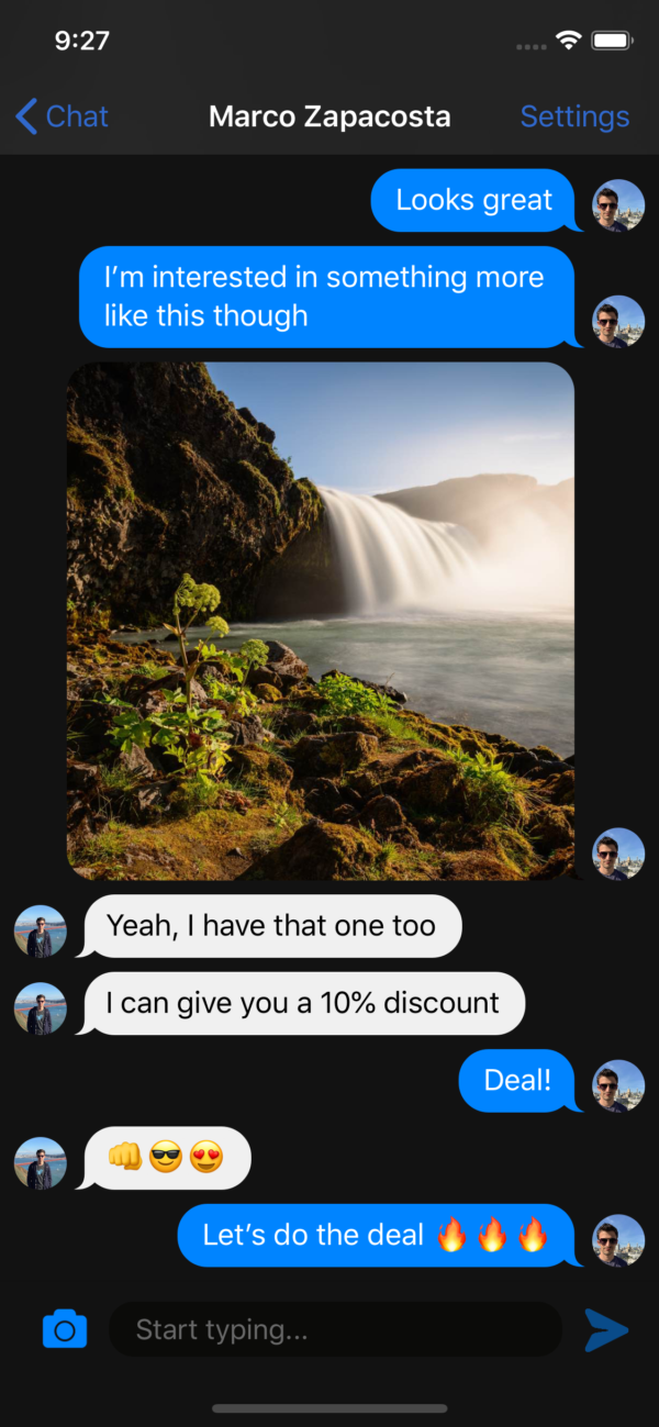 Chat iOS App Template in Swift with Push Notifications | Download