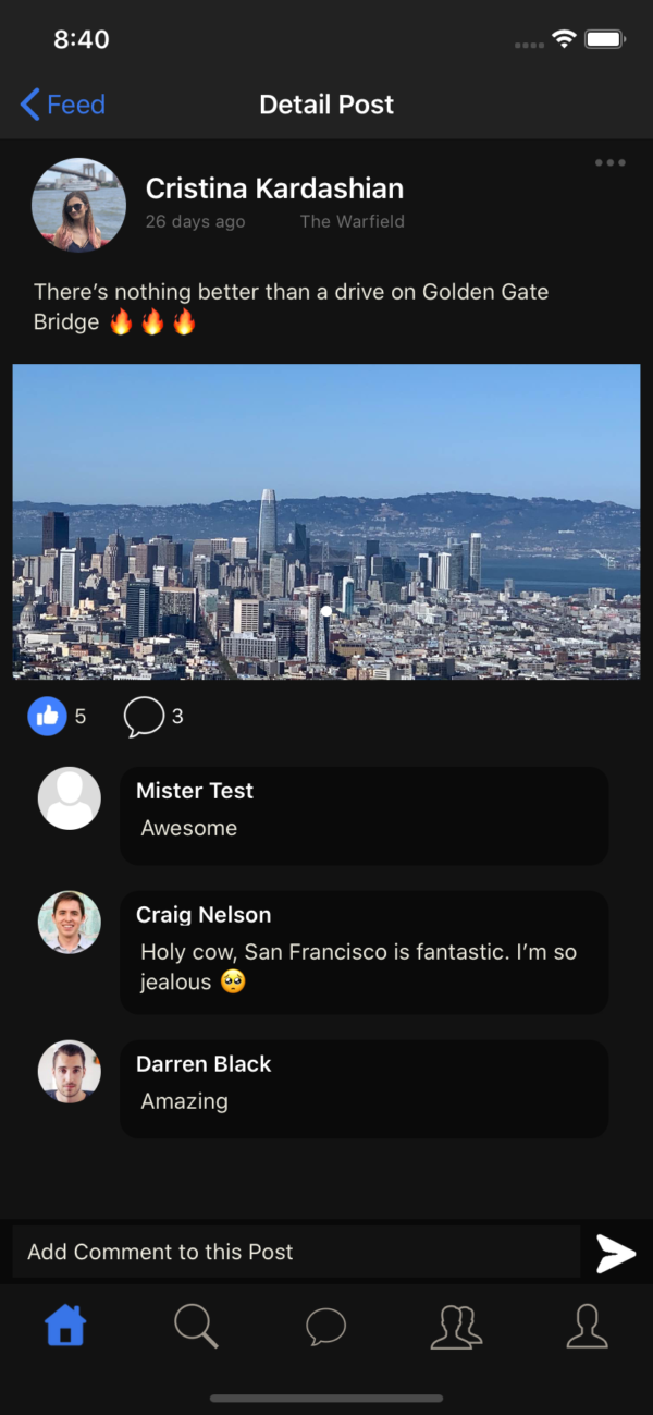 Facebook Clone App Template With Backend Social Networks Download