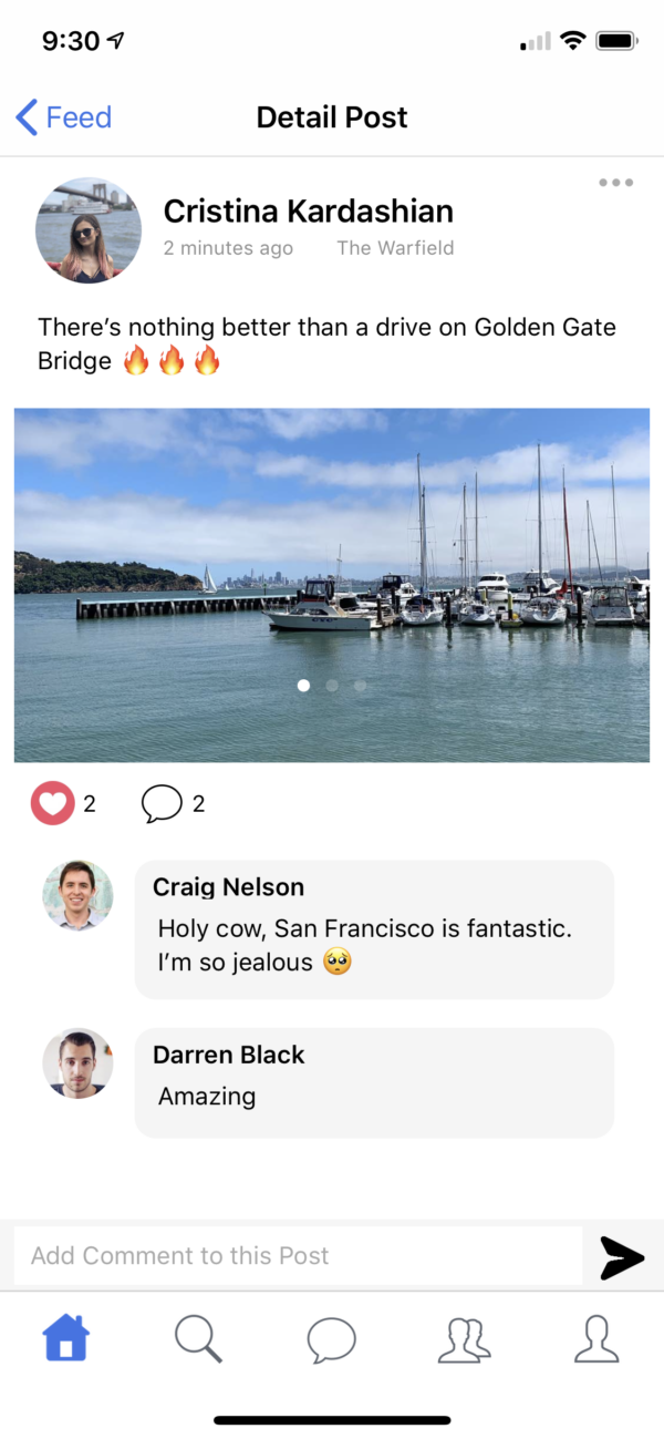 Facebook Clone App Template With Backend Social Networks Download